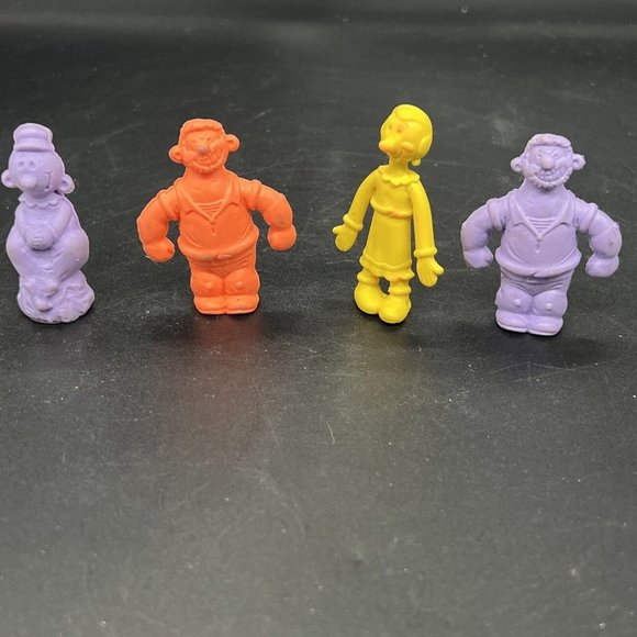 KFS | Other | Vintage 98s Popeye Rubber Eraser Figure Lot Of 4 Olive ...